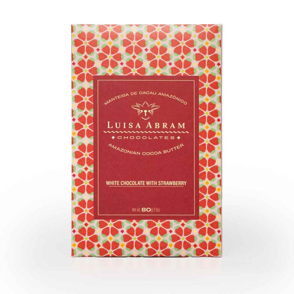 Luisa Abram White Chocolate with Strawberry - Chocobar