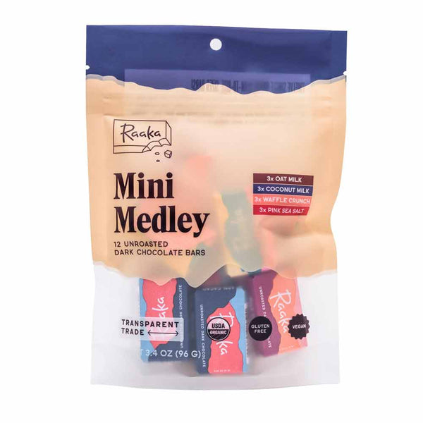 Raaka Mini Medley Bag (12 ct bag) - Chocobar